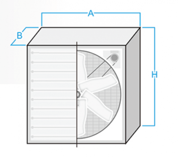 Axial Panel Fan (G.I) - IHT Smart Technology