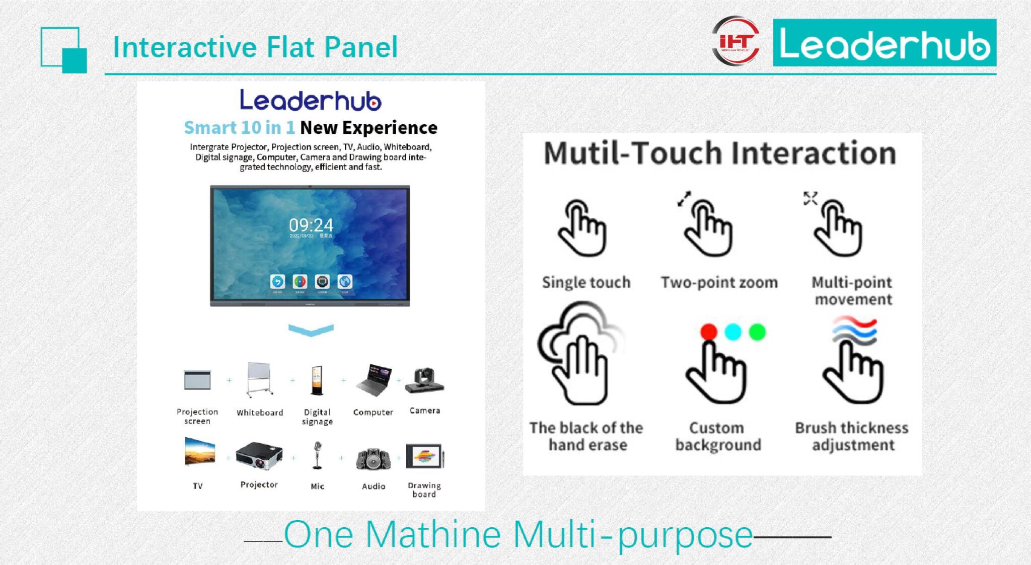 Smart Interactive Screen 65" SIS-L Series - IHT Smart Technology